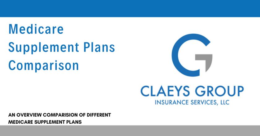 Medicare Supplement Plans Comparison - Claeys Group Insurance ...